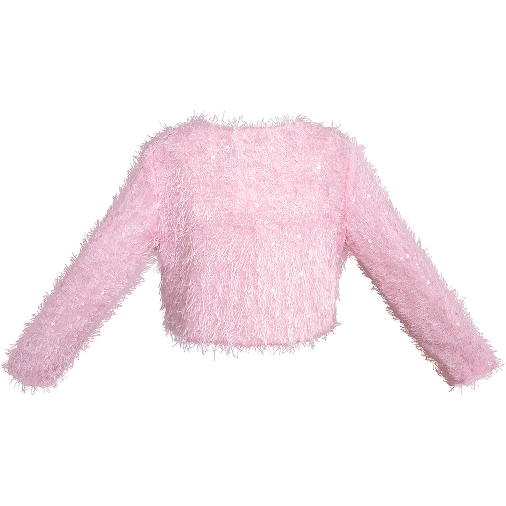 Suéter Rosa Brillante para Niñas - Gerat – Gerat Infants Boutique