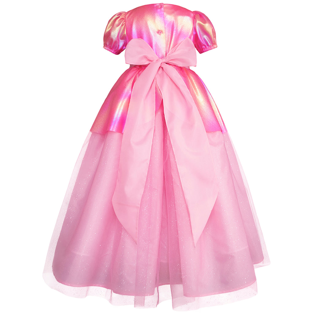 Vestido de princesa color rosa Gerat – Gerat Infants Boutique